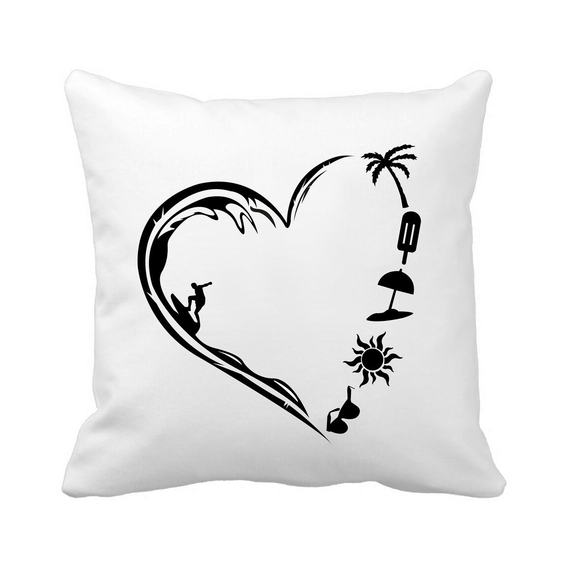 Ocean Wave Heart Svg Cute Heart Sea Wave Svg Dxf Png Eps - Etsy