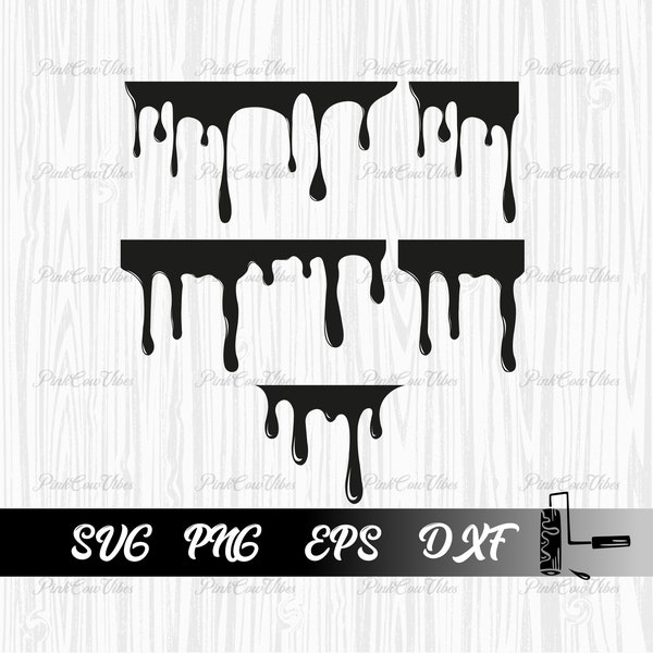 Drip Svg - Etsy