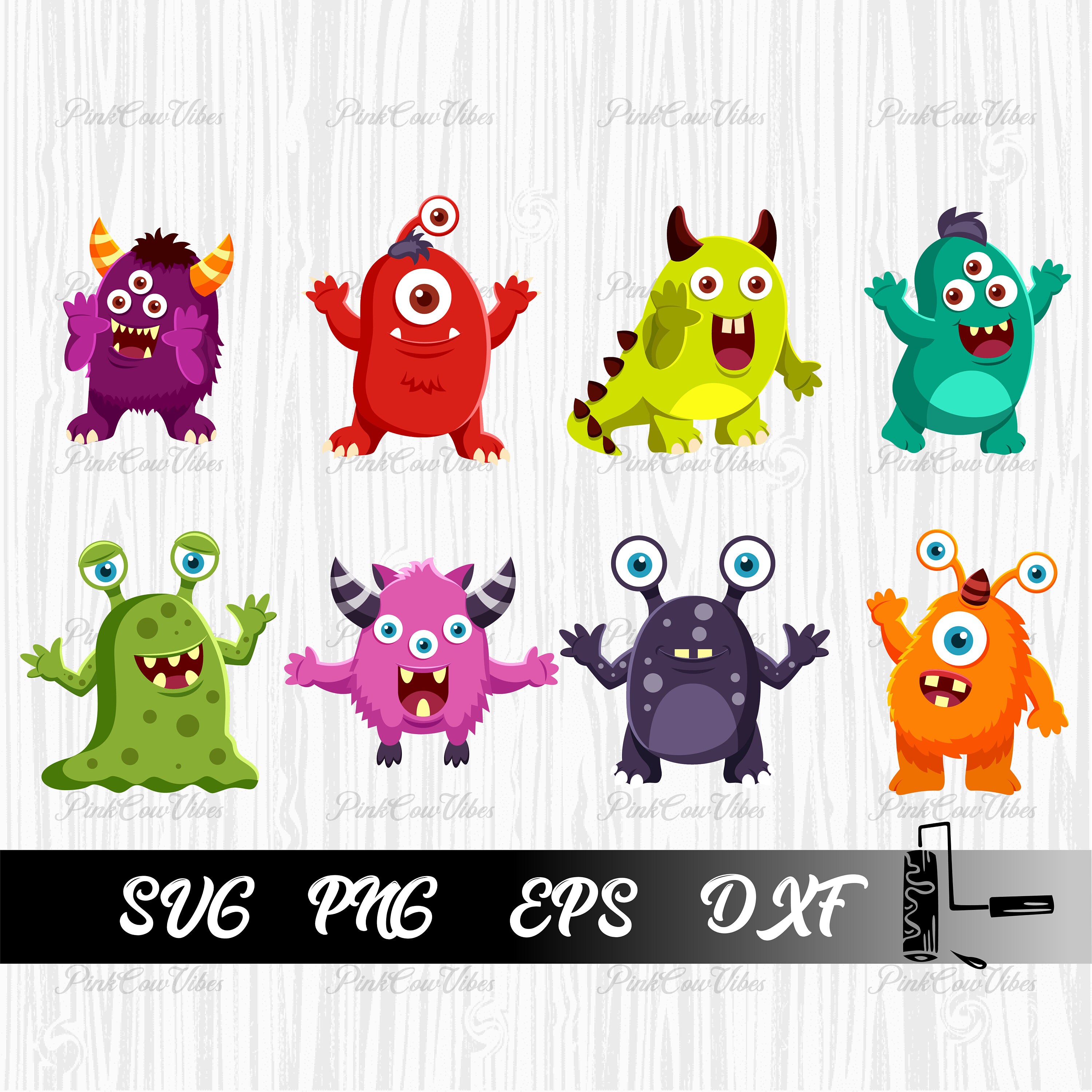 INSTANT Download. Monster Svg Cute Monster Svg Funny Monster - Etsy ...