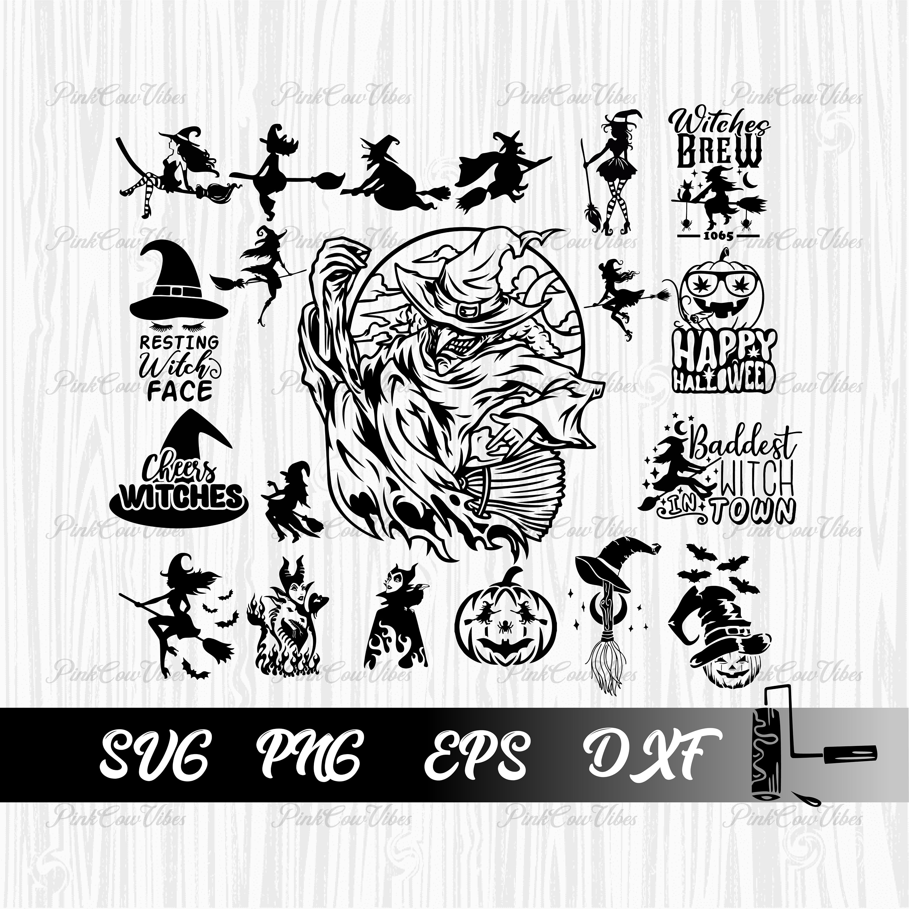 Witchy Quotes and Designs SVG Witch Svg Witch Clipart - Etsy