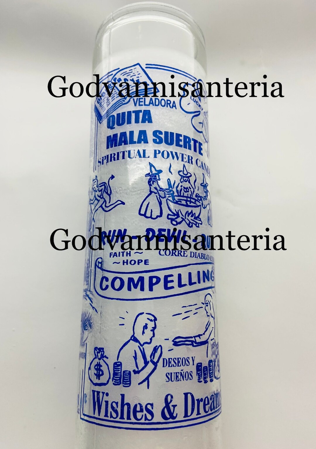 Spiritual Power Candle/vela Poder Espiritual - Etsy