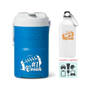 Number One Coach Decal / Number One Coach Sticker / #1 Coach Sticker ...