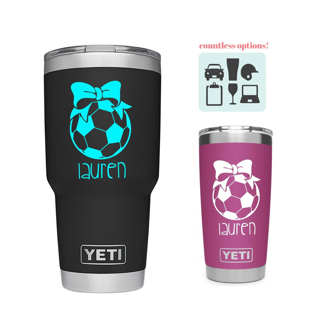 Custom Name Soccer Ball Decal - Car, Laptop, Tumbler Sticker - Etsy