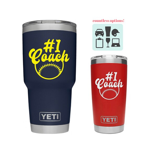 Number One Coach Decal / Number One Coach Sticker / 1 Coach | Etsy