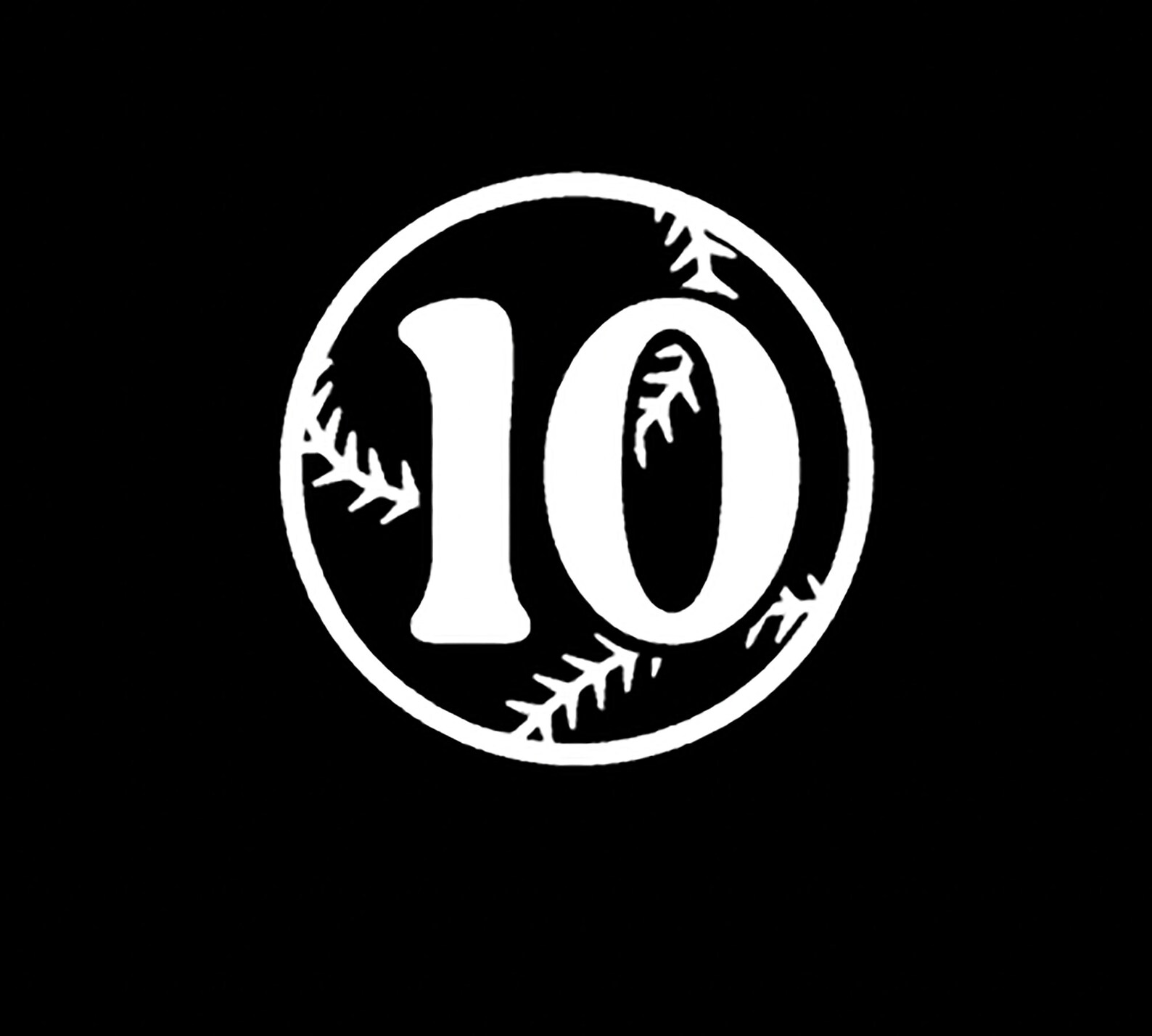 Baseball Helmet Decal With Number / Player Helmet Decal / - Etsy