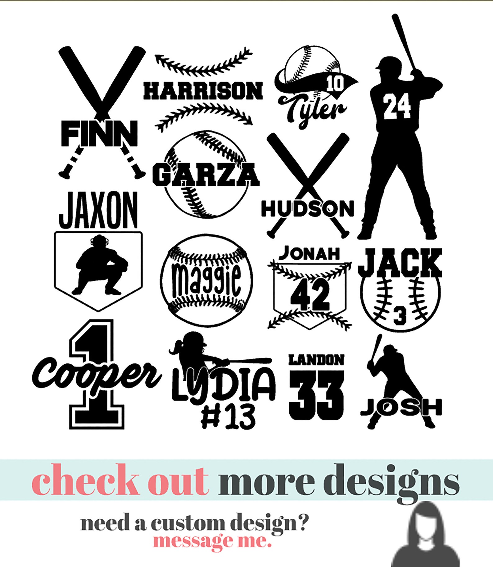 Baseball Name and Number Vinyl Decal / Baseball Helmet Decal / Baseball ...
