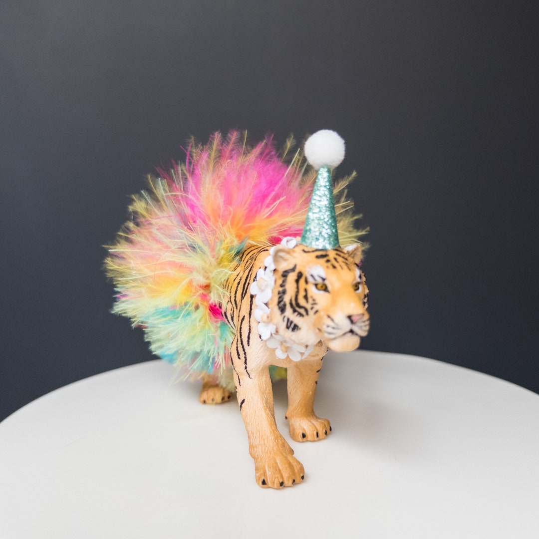 Tiger | Cake Topper | Zoo Animals | Figurines | Birthday Party | Baby ...