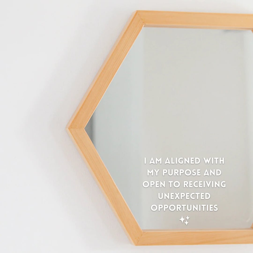 Positive Affirmation Mirror Decal, Vinyl Mirror Sticker, Positive ...