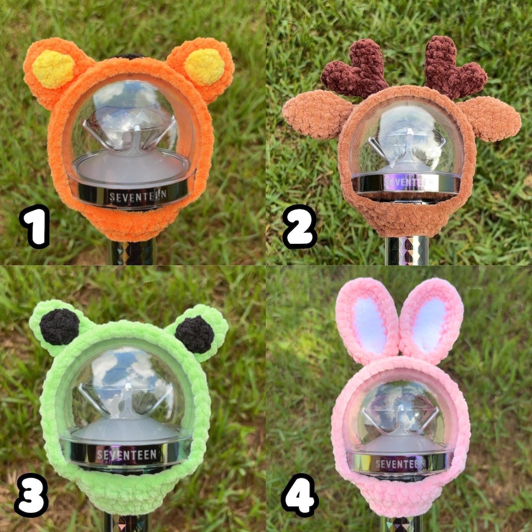 SEVENTEEN CARATBONG Lightstick Covers | Crochet Lightstick Cover ...
