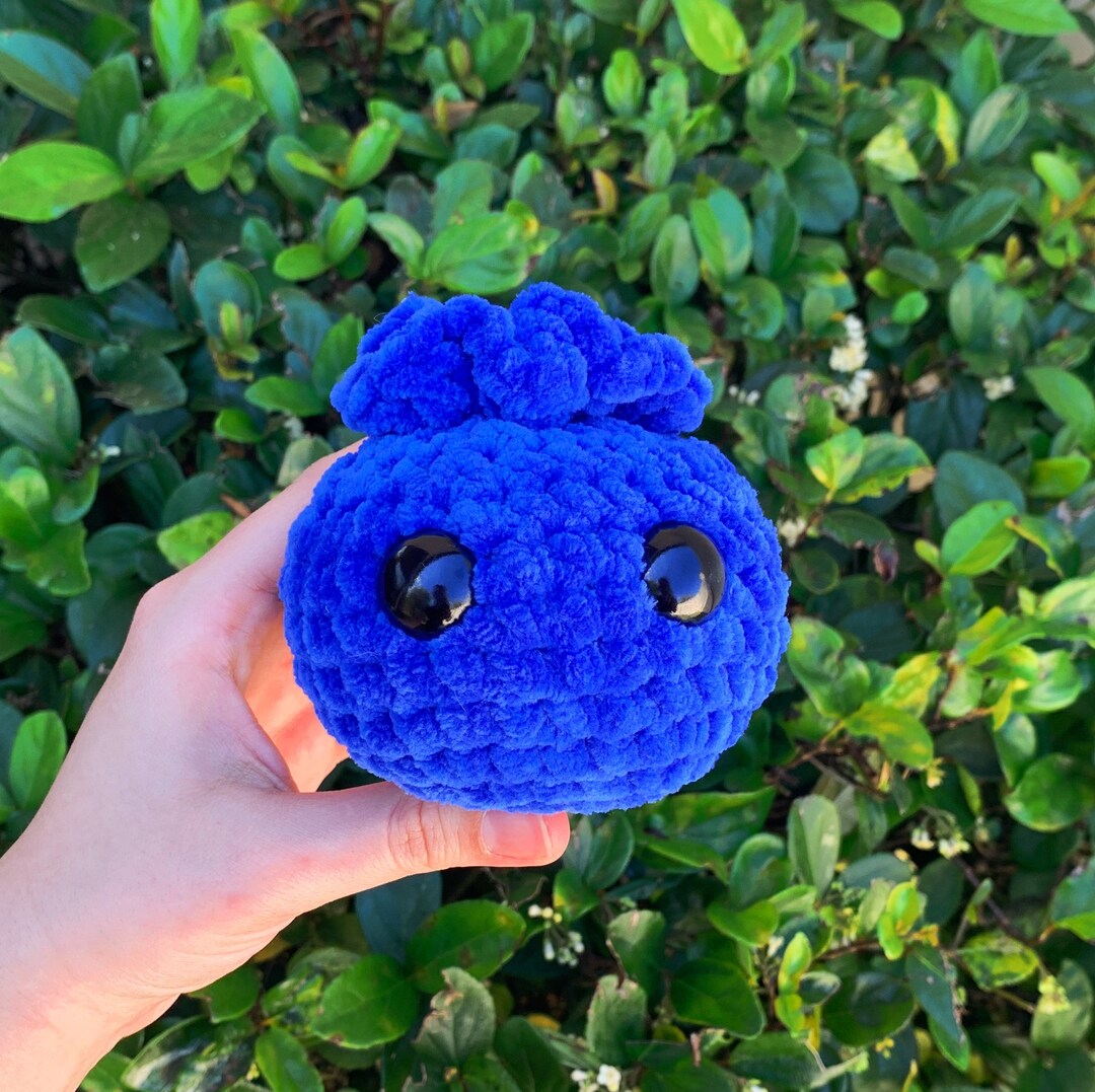 Crochet Blueberry Plushie Amigurumi Blueberry - Etsy