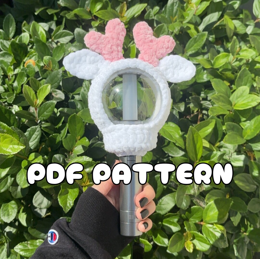 PDF Pattern Crochet Deer Engene Bong Cover | Enhyphen Lightstick Cover ...