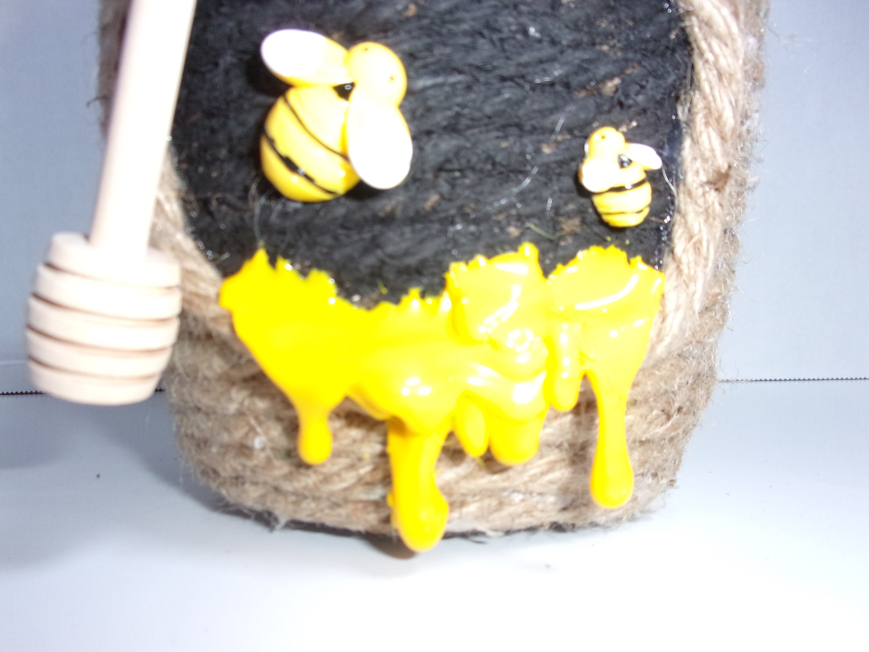 Hand Decorated Beehive Vase - Etsy