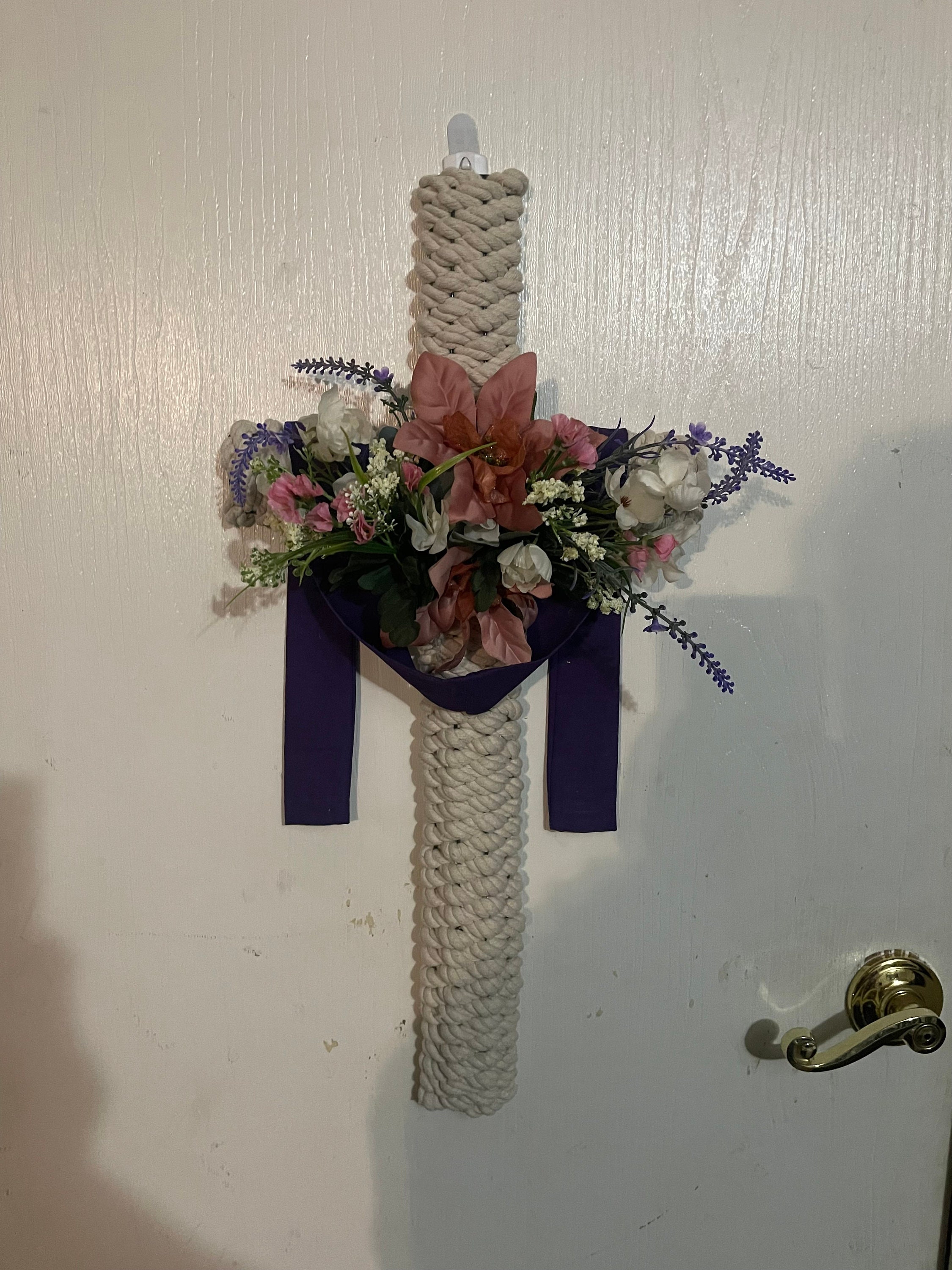 Cross Wreath - Nautical Rope - Etsy