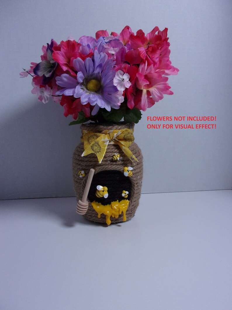 Hand Decorated Beehive Vase - Etsy