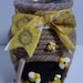 Hand Decorated Beehive Vase - Etsy