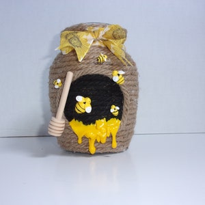 Hand Decorated Beehive Vase - Etsy