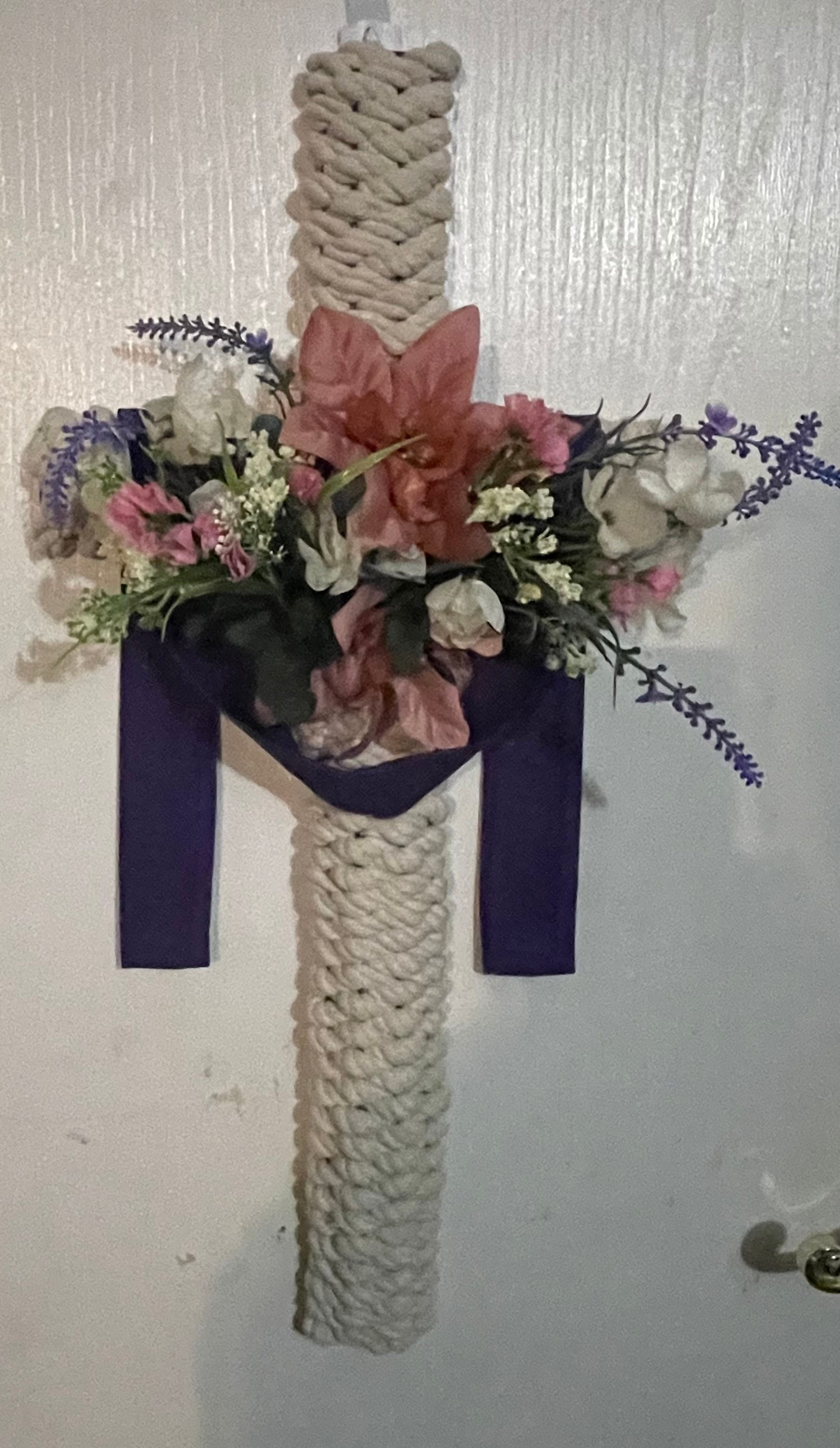 Cross Wreath - Nautical Rope - Etsy