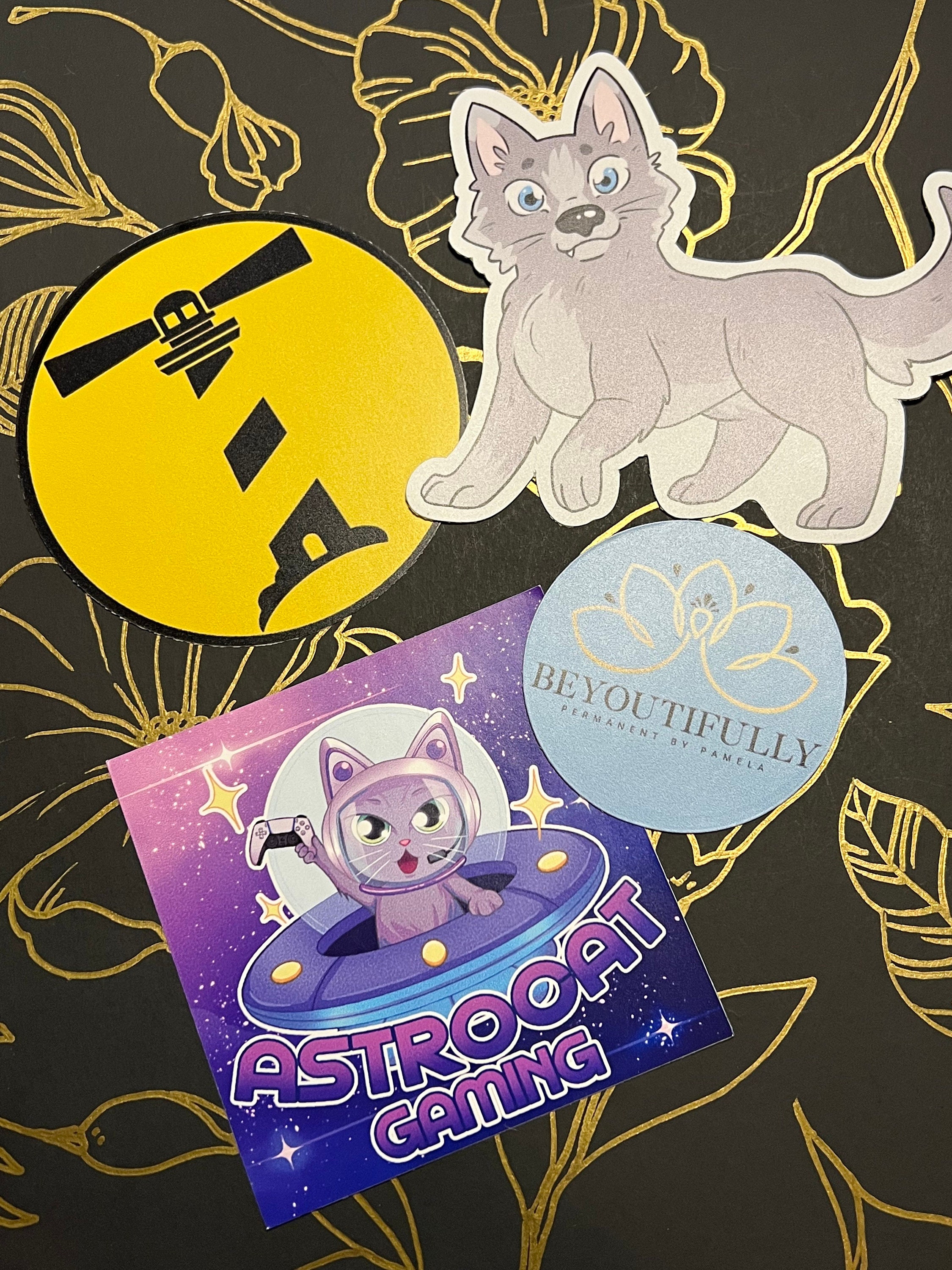 Custom Vinyl Stickers Waterproof Die Cut Stickers Gloss Vinyl Logo ...