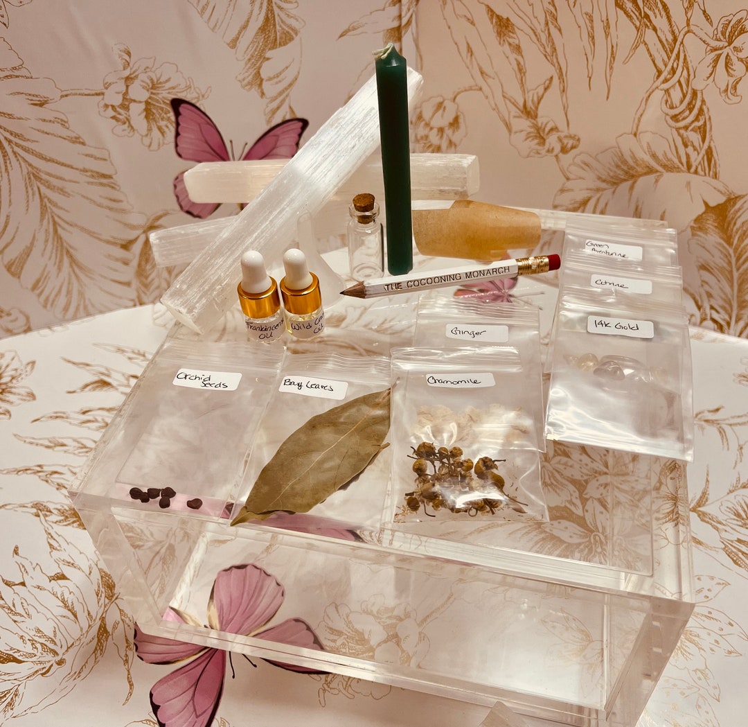 Abundance & Prosperity Intention Setting Spell Jar Kit - Etsy