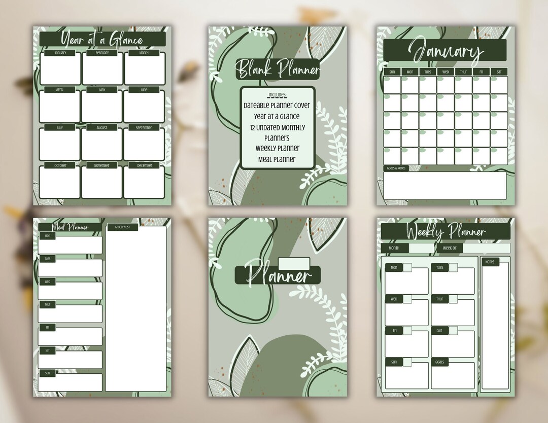 Digital Calendar and Planner - Etsy