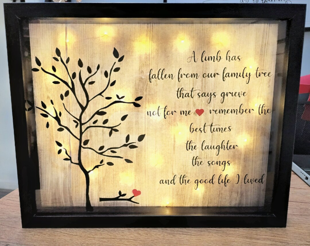 11x14 Shadowbox/ Fallen Limb Box/ Family Tree Shadowbox - Etsy