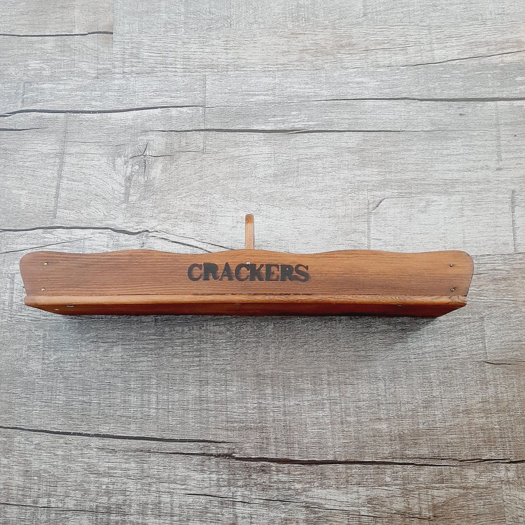 Retro Wooden Cracker Tray/cracker Holder - Etsy