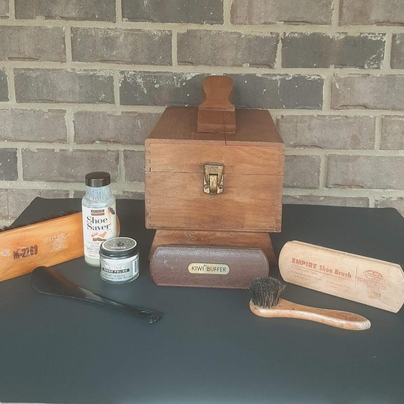 Shoe Shine Box - Etsy