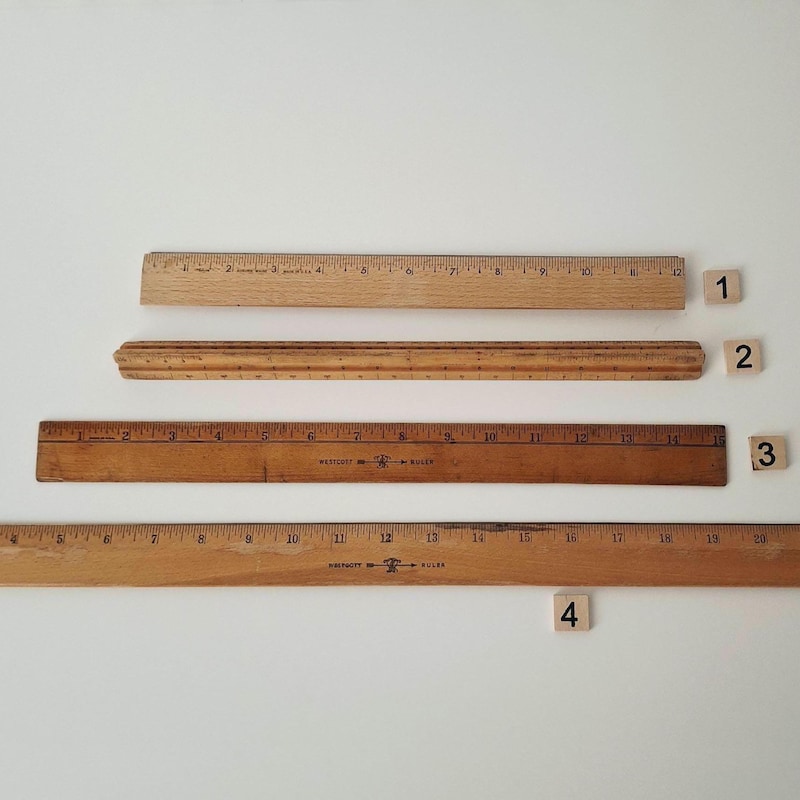 Antique 12 Inch Ruler - Etsy