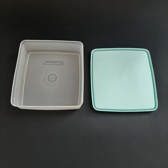 Tupperware Square-A-Way Sandwich Keeper Clear #670 w/… - Gem