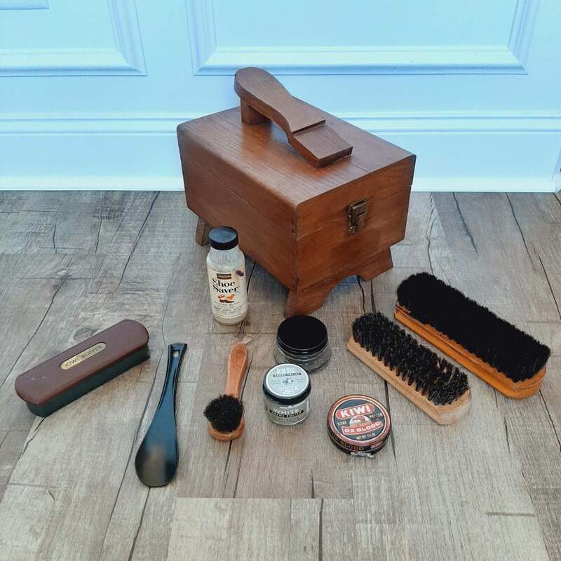 Shoe Shine Box - Etsy
