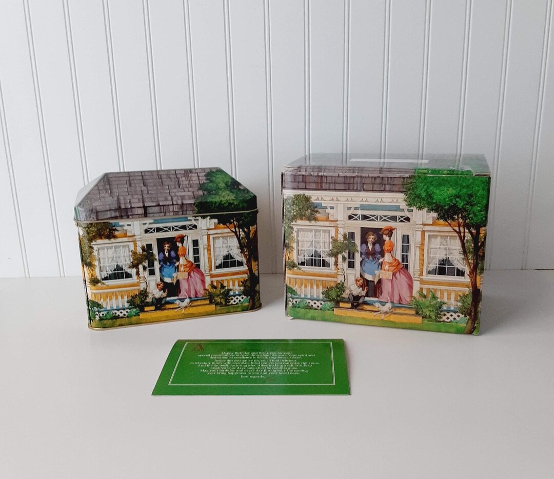 Vintage Avon Birthday Greetings Tin/ Original Box - Etsy