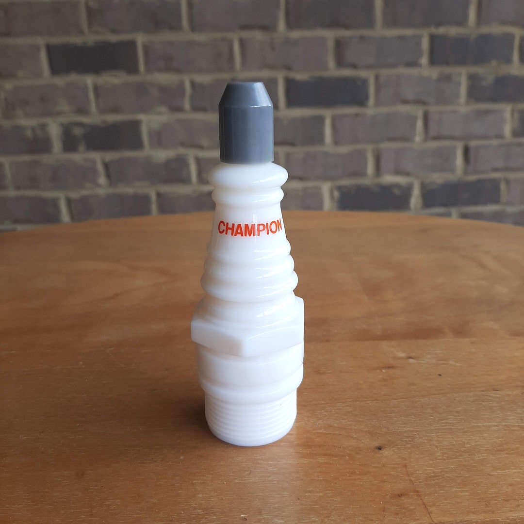 1975 Champion Spark Plug Glass Bottle / Avon Tai Winds After Shave - Etsy