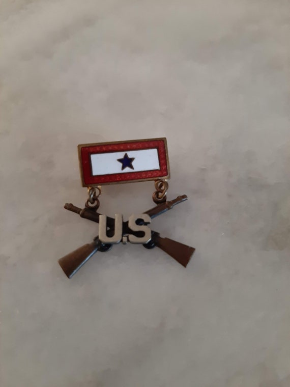 Vintage us military pin - Gem