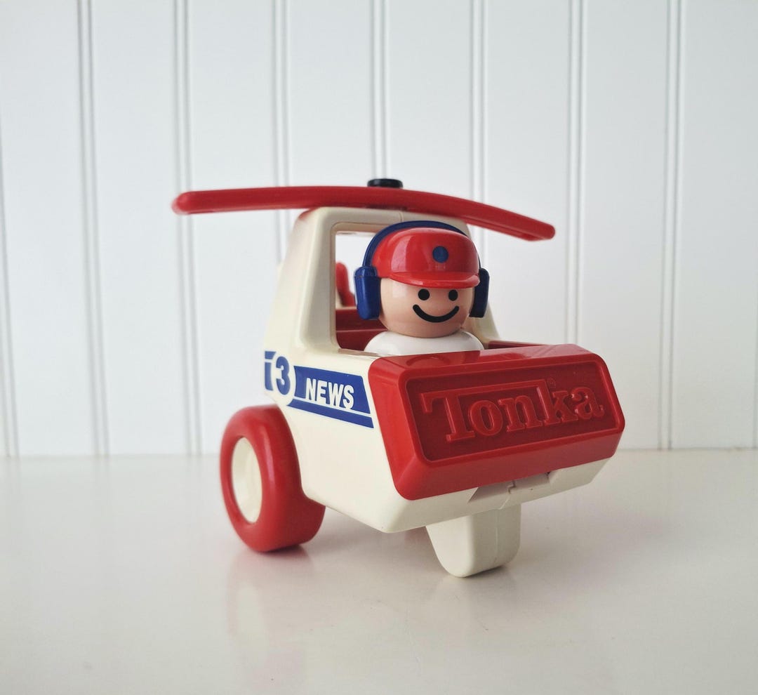 Vintage News 3 Tonka Helicopter Toy/ Pilot - Etsy