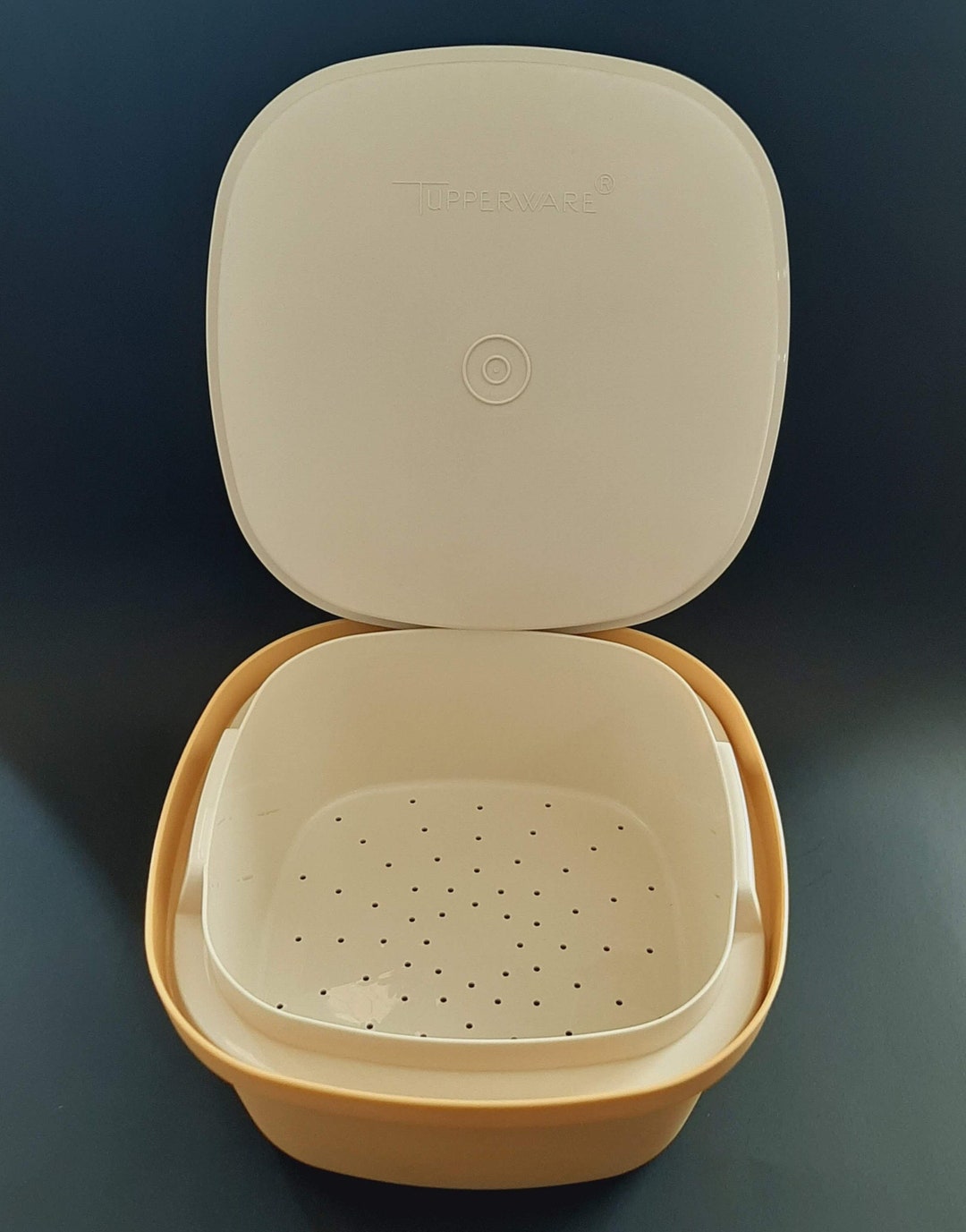 Vintage Tupperware Square Bowl Microwave Steamer Set 887/ 888/ 889 - Etsy