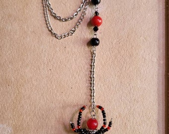 Beaded Spider Hair Clip - Etsy