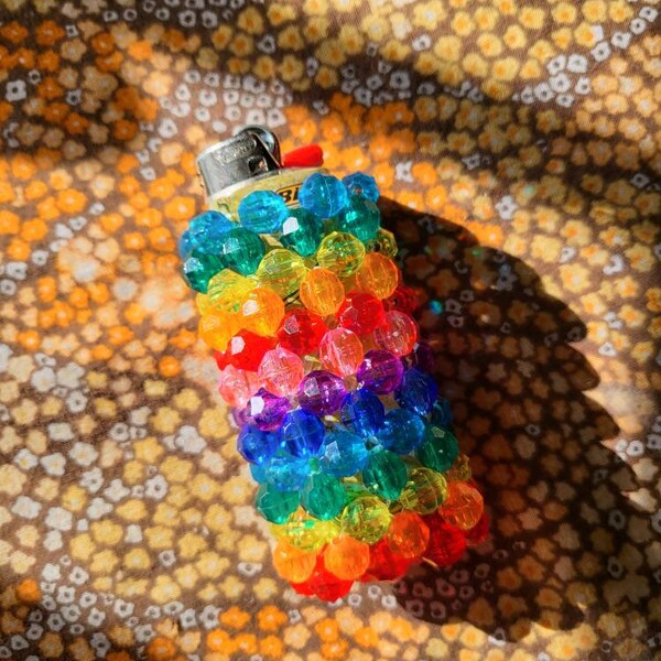 Beaded Lighter Cover - Etsy
