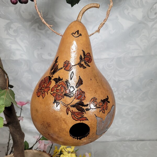 Pyrography Gourd - Etsy