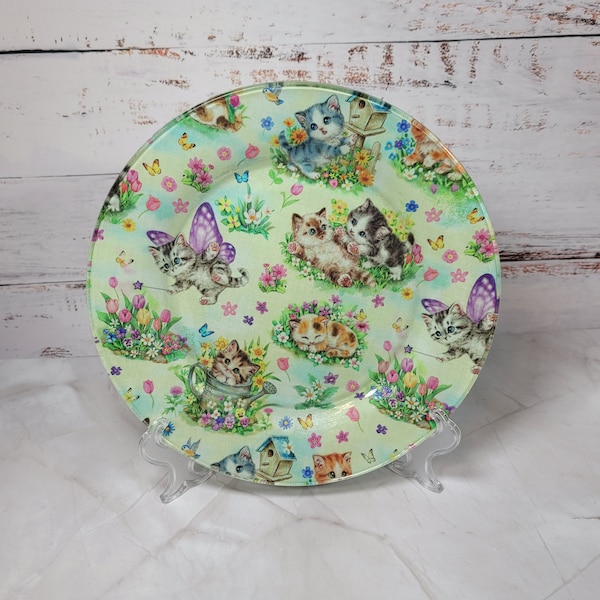 Cat Decorative Plate - Etsy
