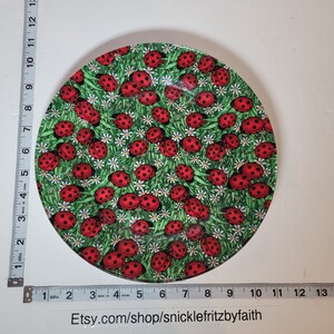 Lady Bug Decorative Plate - Etsy