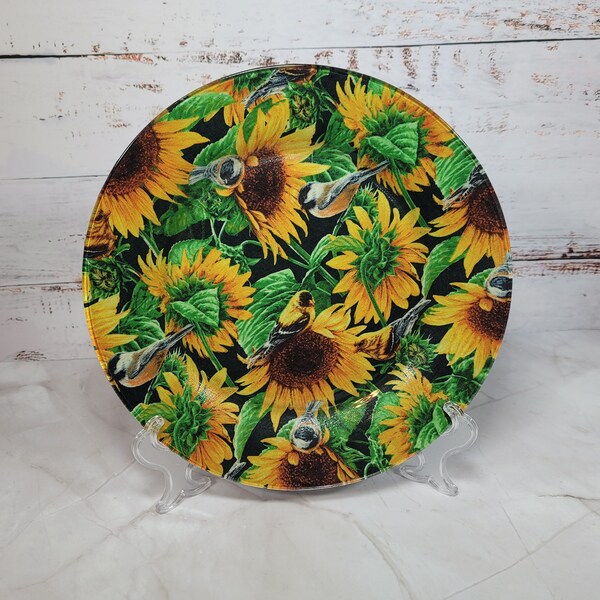 Sunflower Plate - Etsy