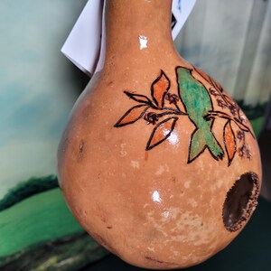 Bluebird on Branch Pyrography Gourd - Etsy