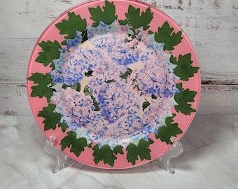 Yellow Hydrangea Dinner Plate Spring Decor Tabletops Unlimited Flower ...