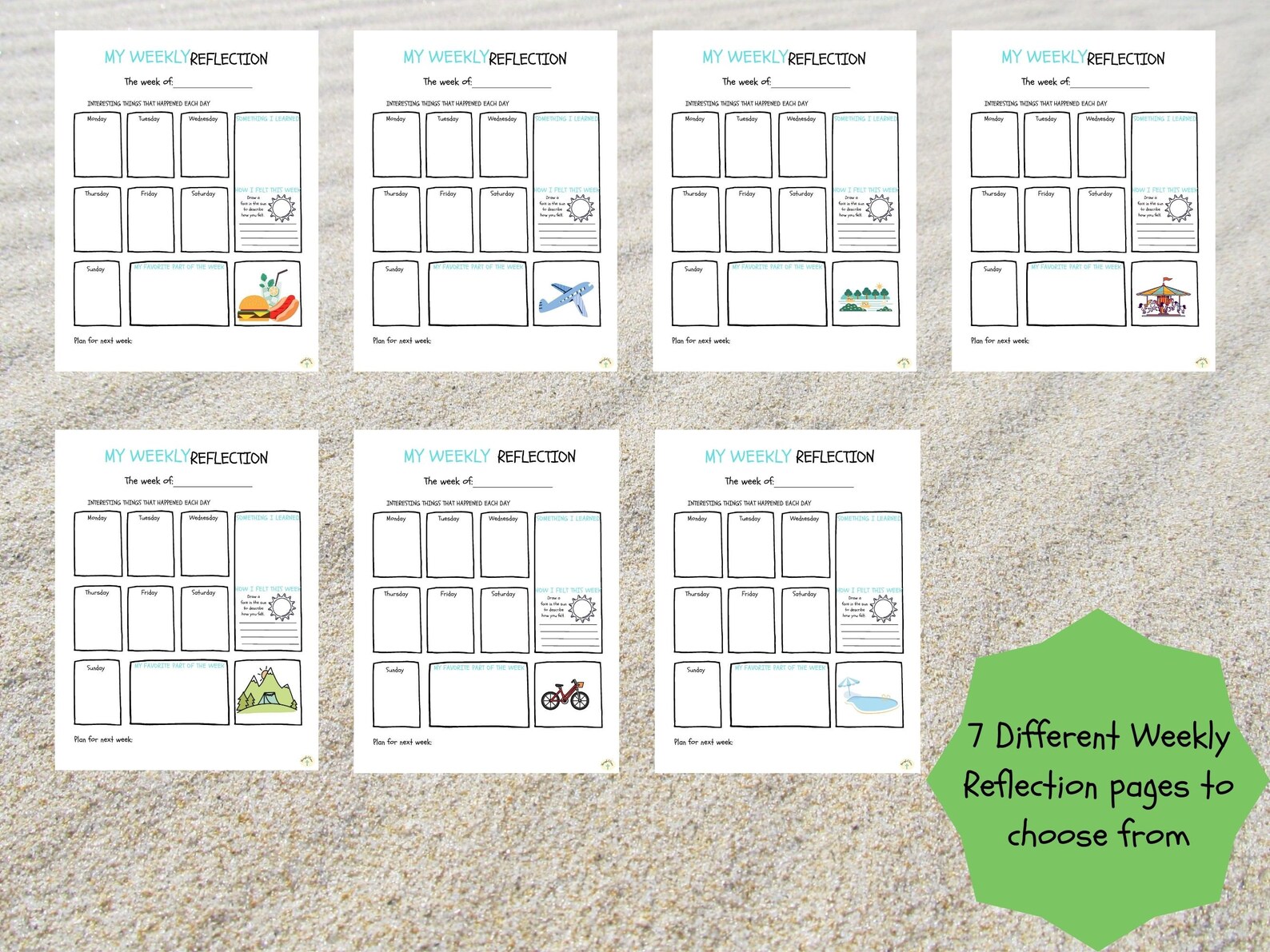 Kids Summer Planner, Printable Planner, Habit Tracker, Prayer Journal ...