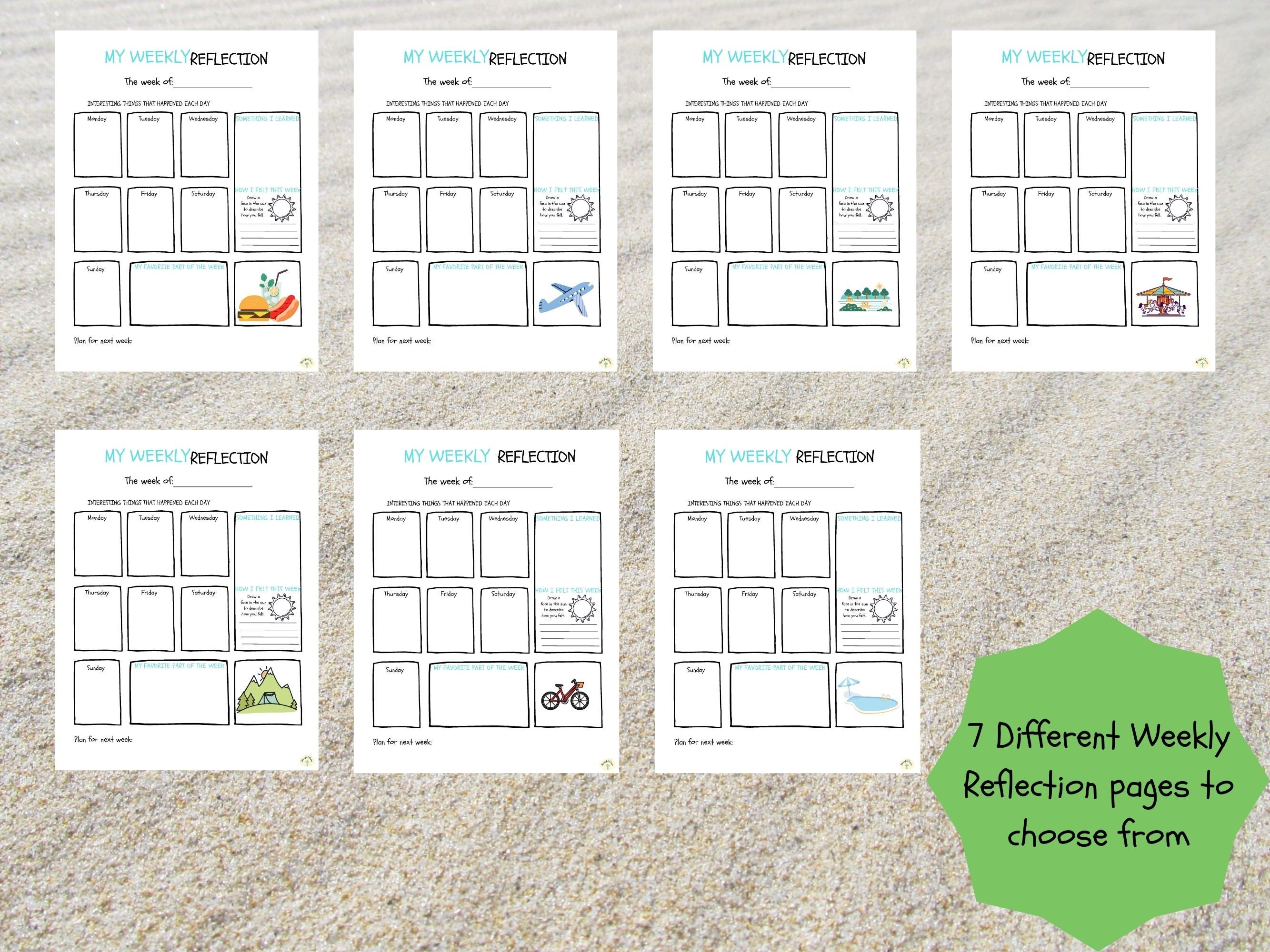 Kids Summer Planner Printable Planner Habit Tracker Prayer - Etsy