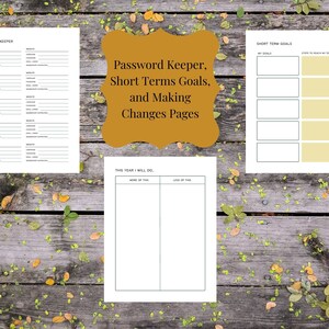 Life Planner, Printable With 3 Different Cover Page Options. Included ...