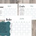 Names and Attributes of God Calendar, Printable 12 Month Calendar, Each ...
