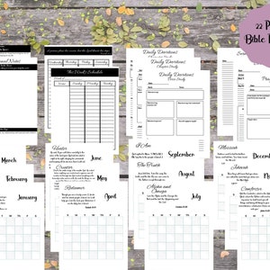 Great Printable Bible Study Planner Contains Names of God Monthly ...