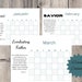 Names and Attributes of God Calendar, Printable 12 Month Calendar, Each ...