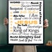 Names of God Word Art Poster, Printable Names and Attributes of God ...